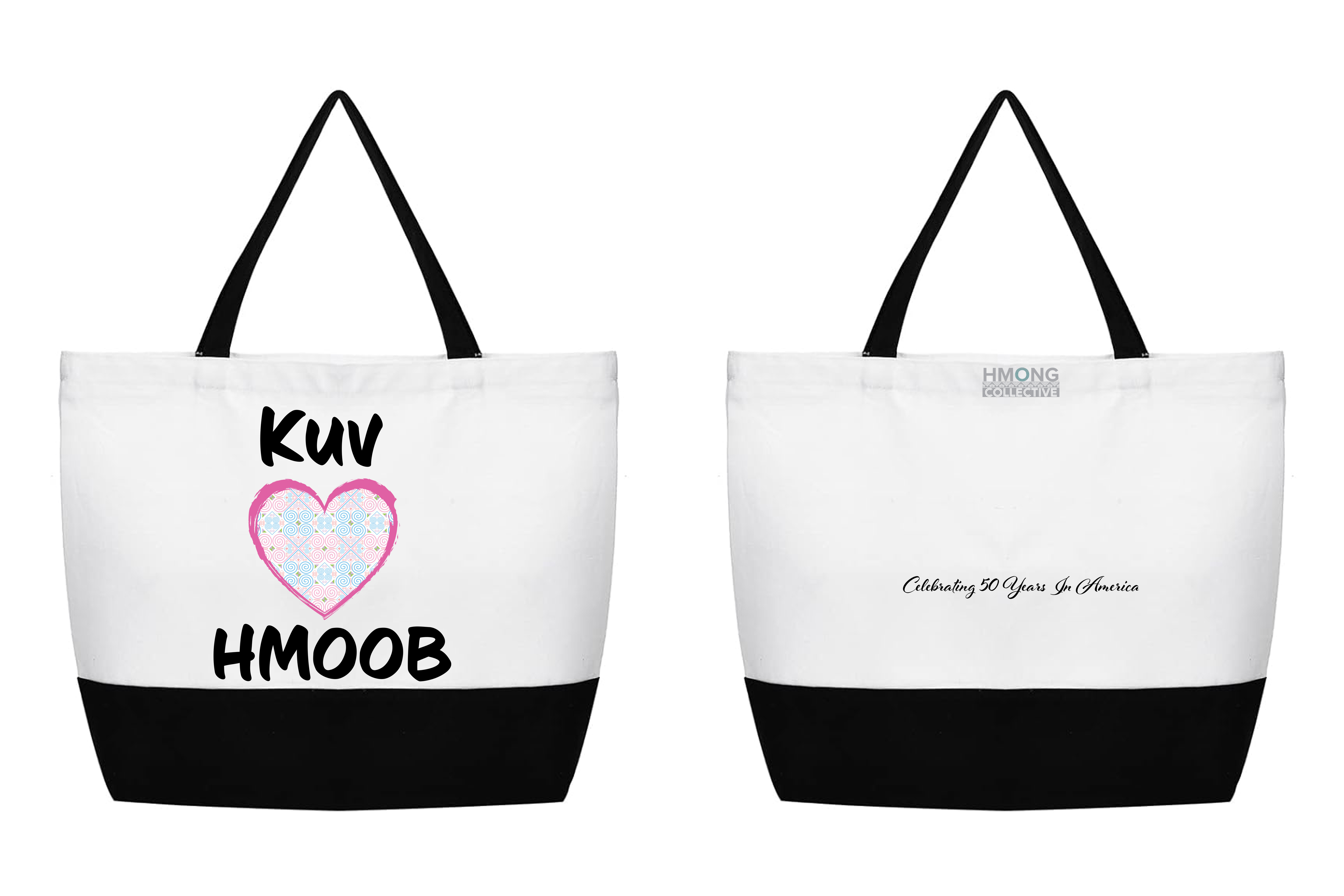 KUV HEART HMOOB TOTE BAG – Hmong Collective